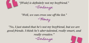 Solange Denies Wale Romance - Rap Radar
