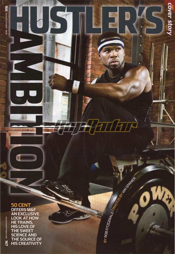 50 Cent Covers Muscle & Fitness (Feb. 2010) - Rap Radar