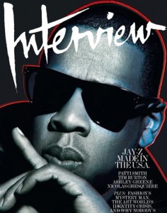 Jay-Z Covers Interview Magazine - Rap Radar