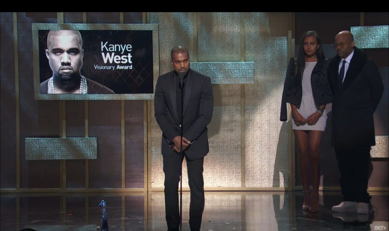 Kanye West Accepts BET Visionary Award - Rap Radar