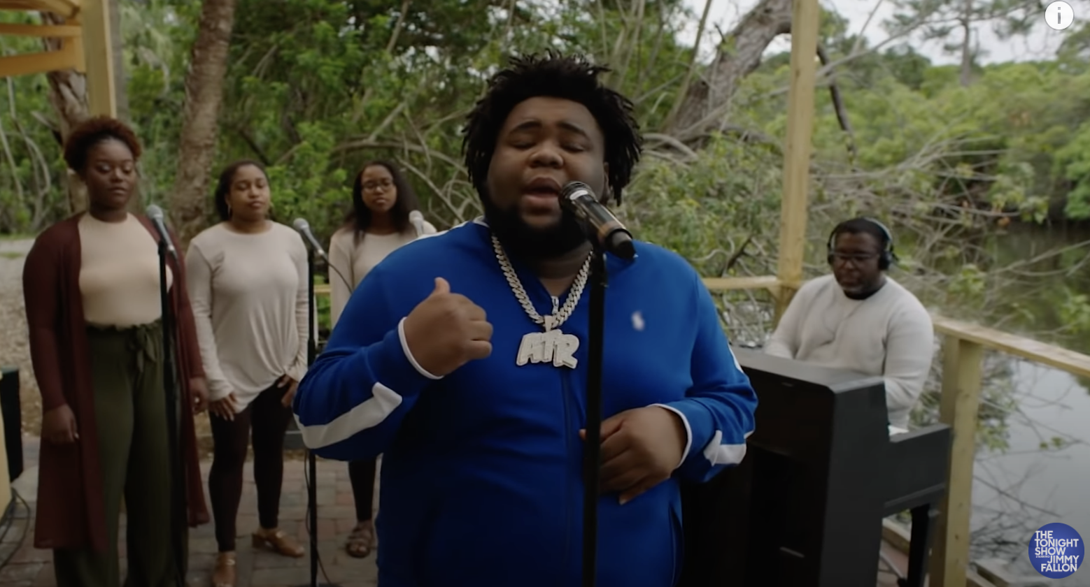 Rod Wave “Tombstone” On The Tonight Show - Rap Radar