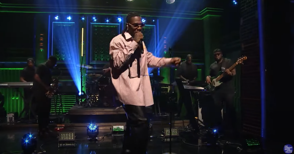 Burna Boy “Last Last” On The Tonight Show - Rap Radar