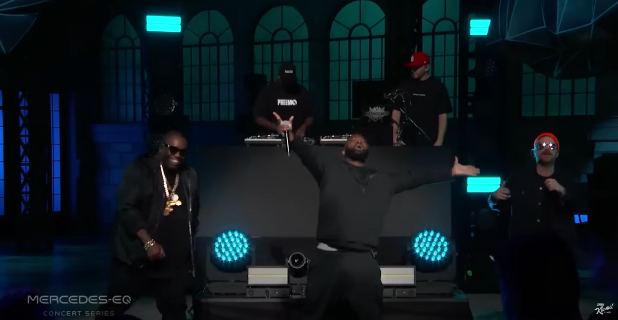 Run The Jewels, Greg Nice, DJ Premier “Ooh La La” On Jimmy Kimmel Live ...